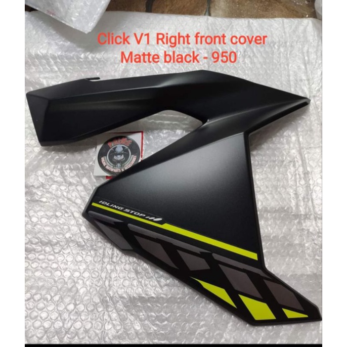 Honda Click V1 front side fairings matte black left and right (Stock ...