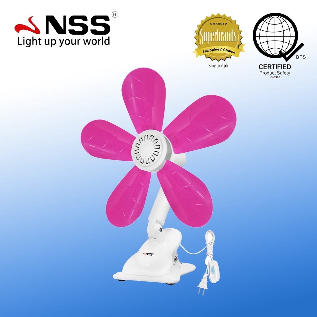 NSS Portable Ceiling Fan/Clamp Fan 5 Blade Hybrid Durable Ceiling Fan ...