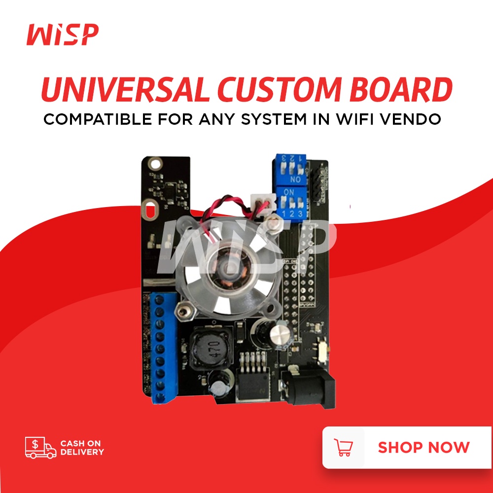 Universal Custom Board Compatible for Any System in WiFi Vendo (Orange ...
