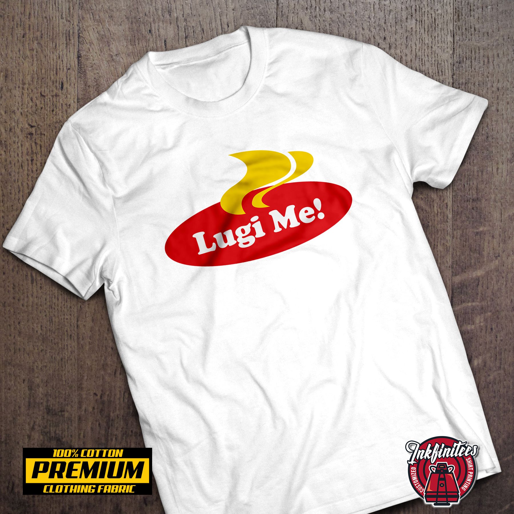 Inkfinitees - Brand Spoofs Edition T-Shirt (Lucky Me/ Lugi Me) (Unisex ...