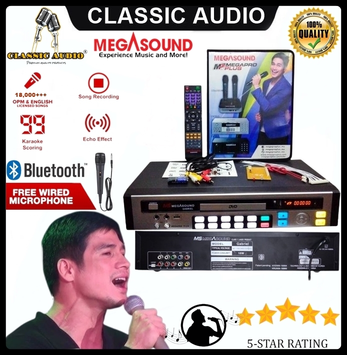 Megasound MS Gabriel SD Karaoke Player Over 18,000+ OPM & English Songs/ Vol.78/Super Heavy Duty ...