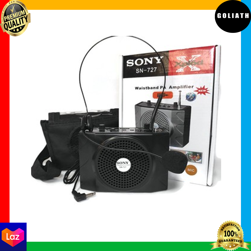 ORIGINAL SONY SN-727 LAPEL WITH BLUETOOTH AMPLIFIER | Lazada PH