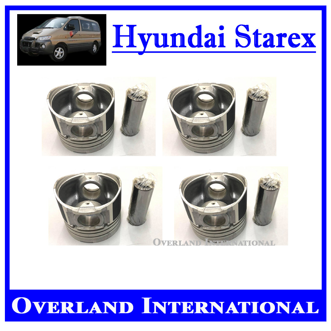 PISTON PIN SET, (4pcs/set), Hyundai Starex + Grace, SVX D4BA, D4BB ...