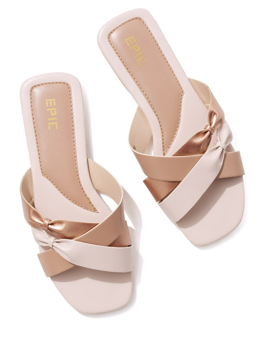 MSE Epic Ladies Sandals Nessie Flats Man Made Leather/Rubber MLS ...