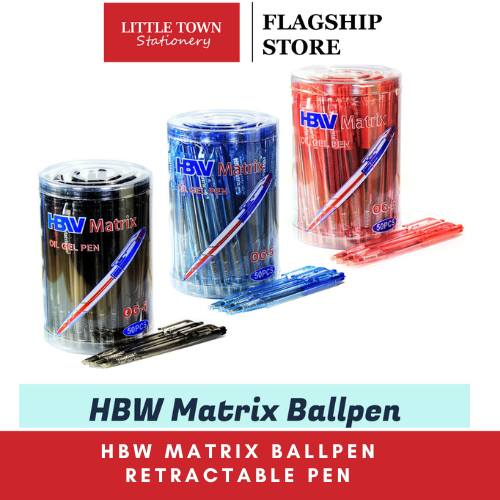HBW Matrix Ballpen Rectractable Pen | Lazada PH