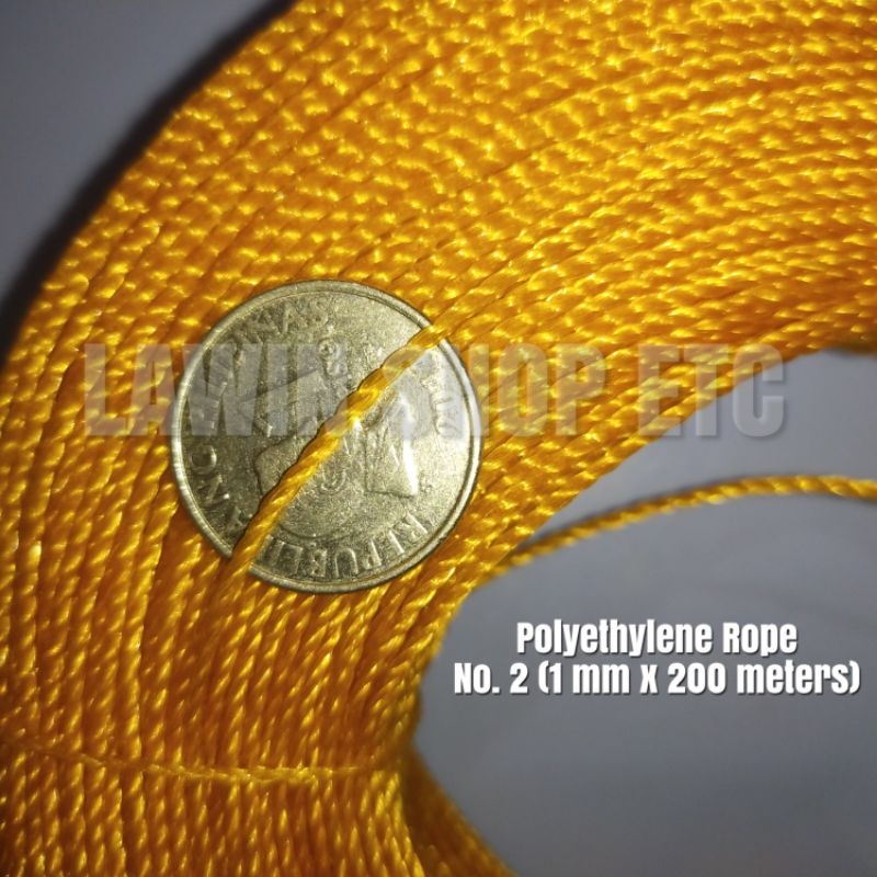 PE NYLON ROPE ROLYO 1 2 3 4 5 6 7 x 200 meters TALI Polyethylene Rope ...