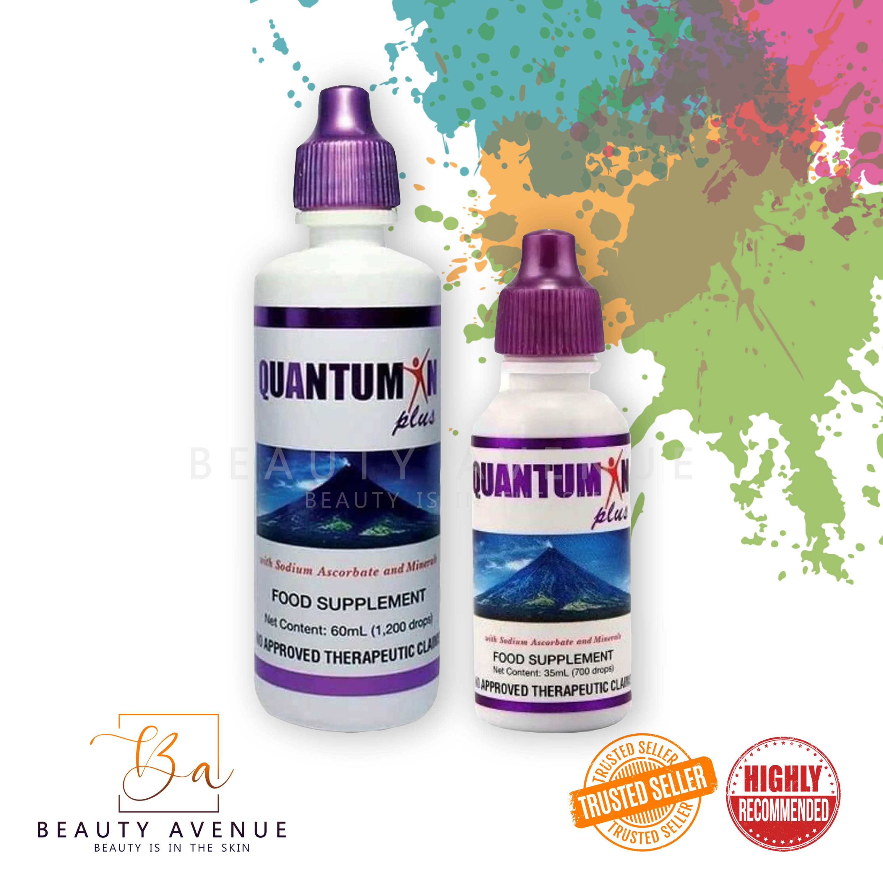 [VARIATIONS]QUANTUMIN PLUS 60ML 1200 DROPS AND QUANTUMIN PLUS 35ML ...