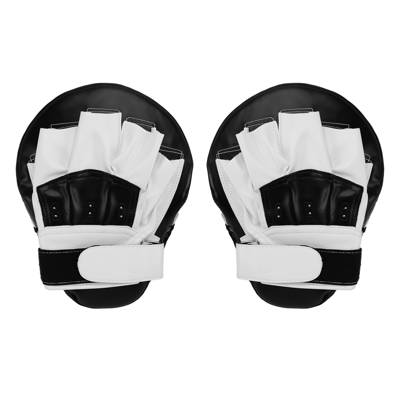 Boxing Leather Punch Focus Mitts,Target Training Hand Pads for Karate ...