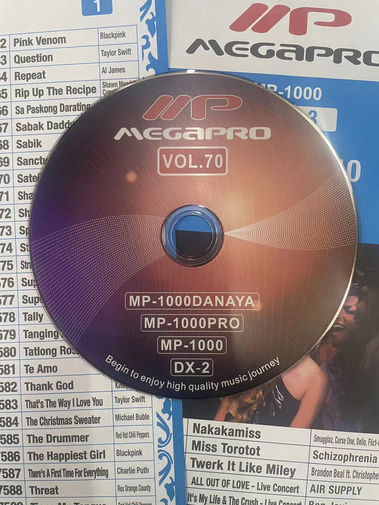 Megapro MP1000 , MP1000 PRO , Danaya CD VOL. 70( not a universal CD ...
