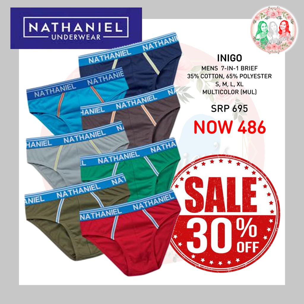 Nathaniel Underwear Inigo 7-IN-1 Men's Brief | Lazada PH