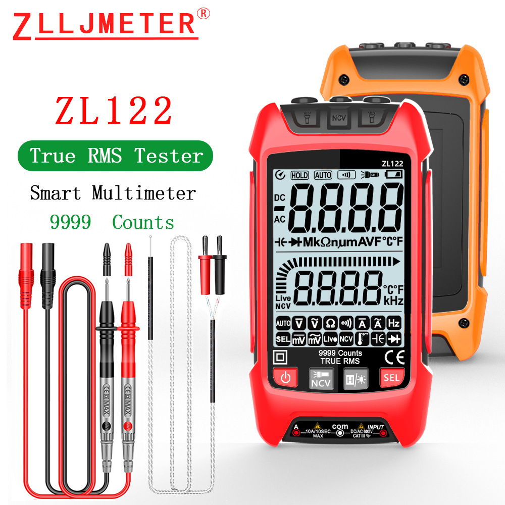 【Fast ship】 High-precision intelligent anti-burn multimeter, portable ...