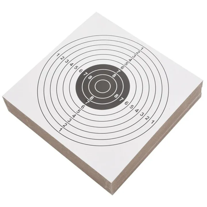 Black/White 14x14cm Shooting Practice Paintball Target Holder Shooting ...