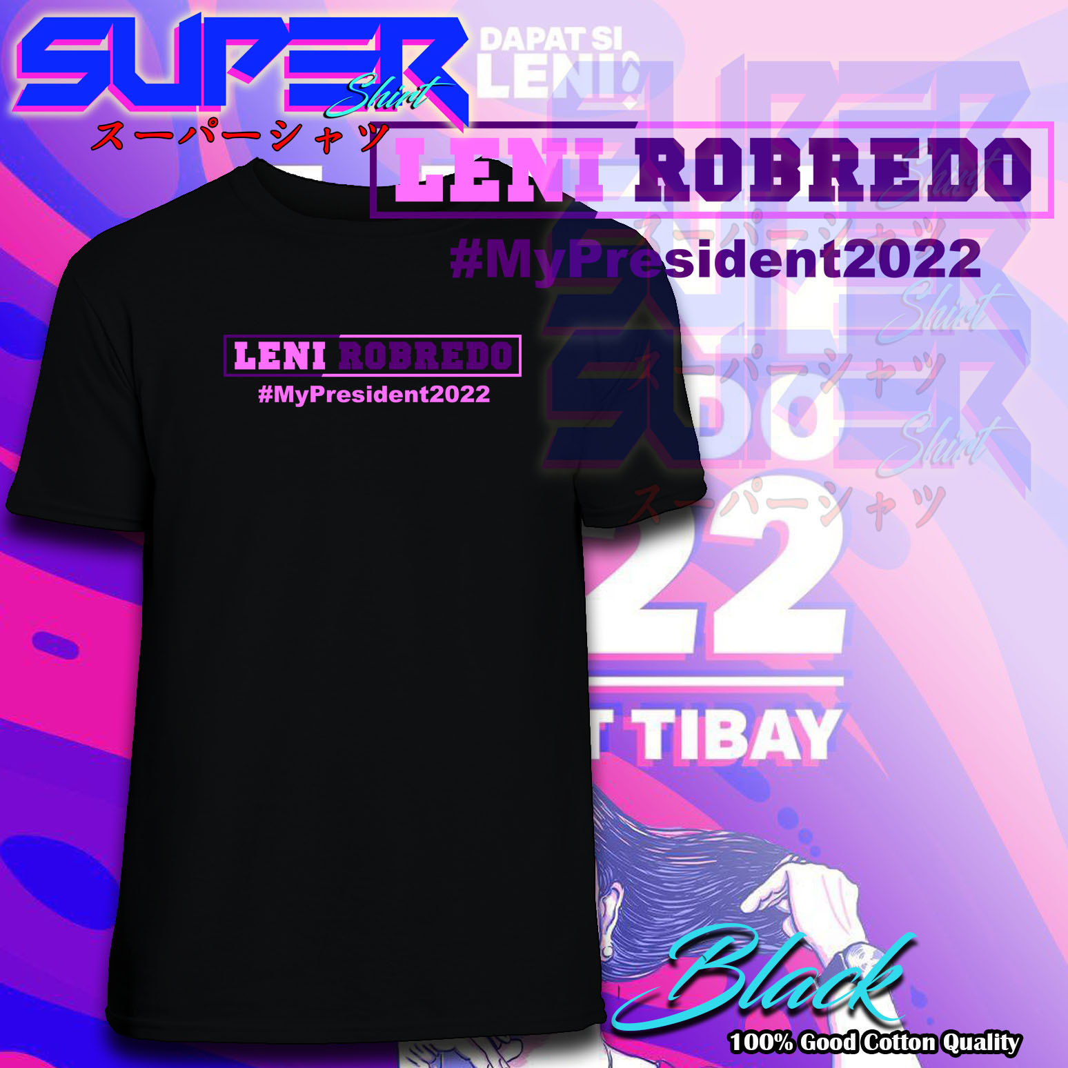 Kpop Black Pink Inspired Leni Robredo Logo Tees Graphic Design Trendy ...