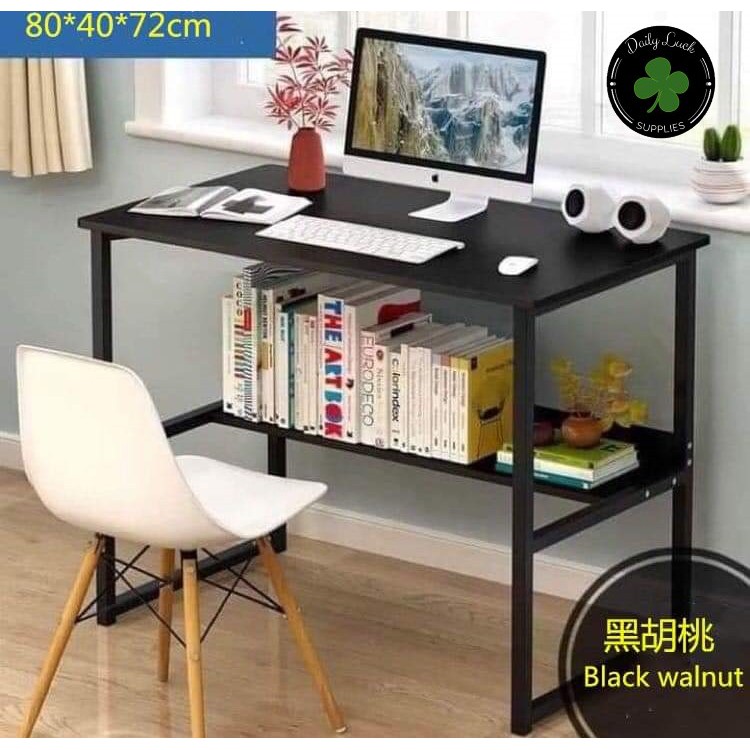 DLS 80x40 Double-deck Computer Desk Desktop Computer Table9jA | Lazada PH
