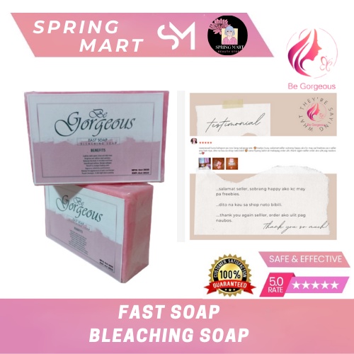 Fast Soap Bleaching Soap Pink Be Gorgeous - Whitens, Renew & Soften ...