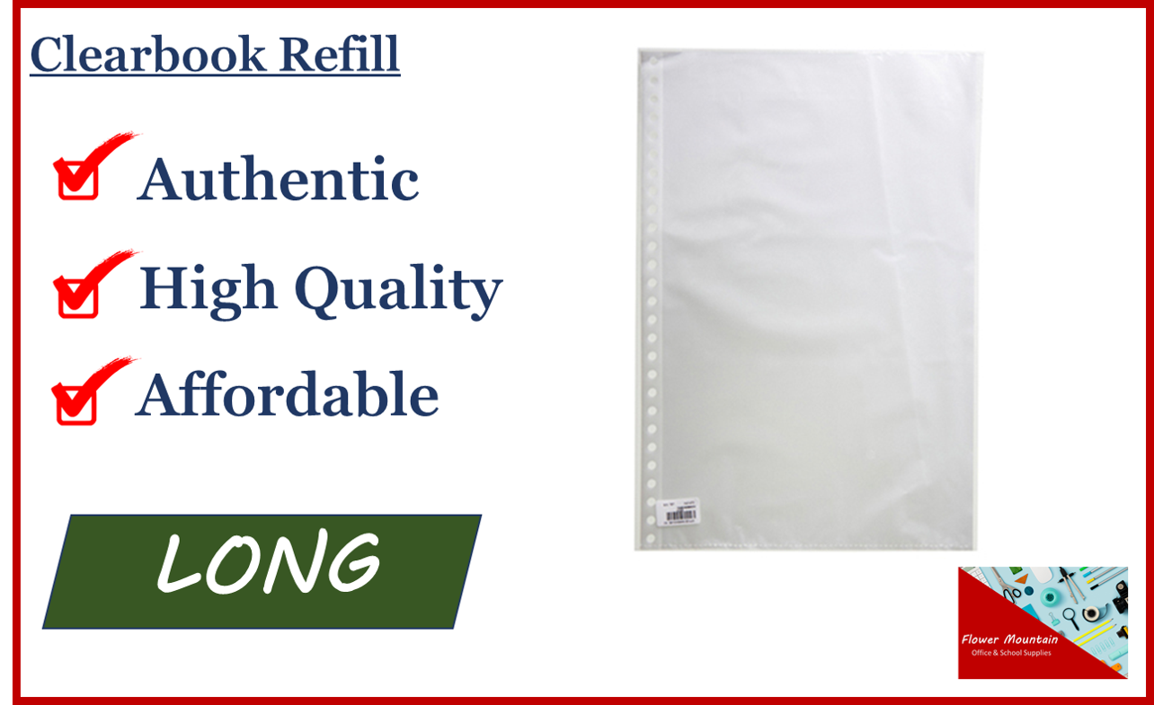 Clearbook Refill / Long / 1 pack (10pcs) | Lazada PH