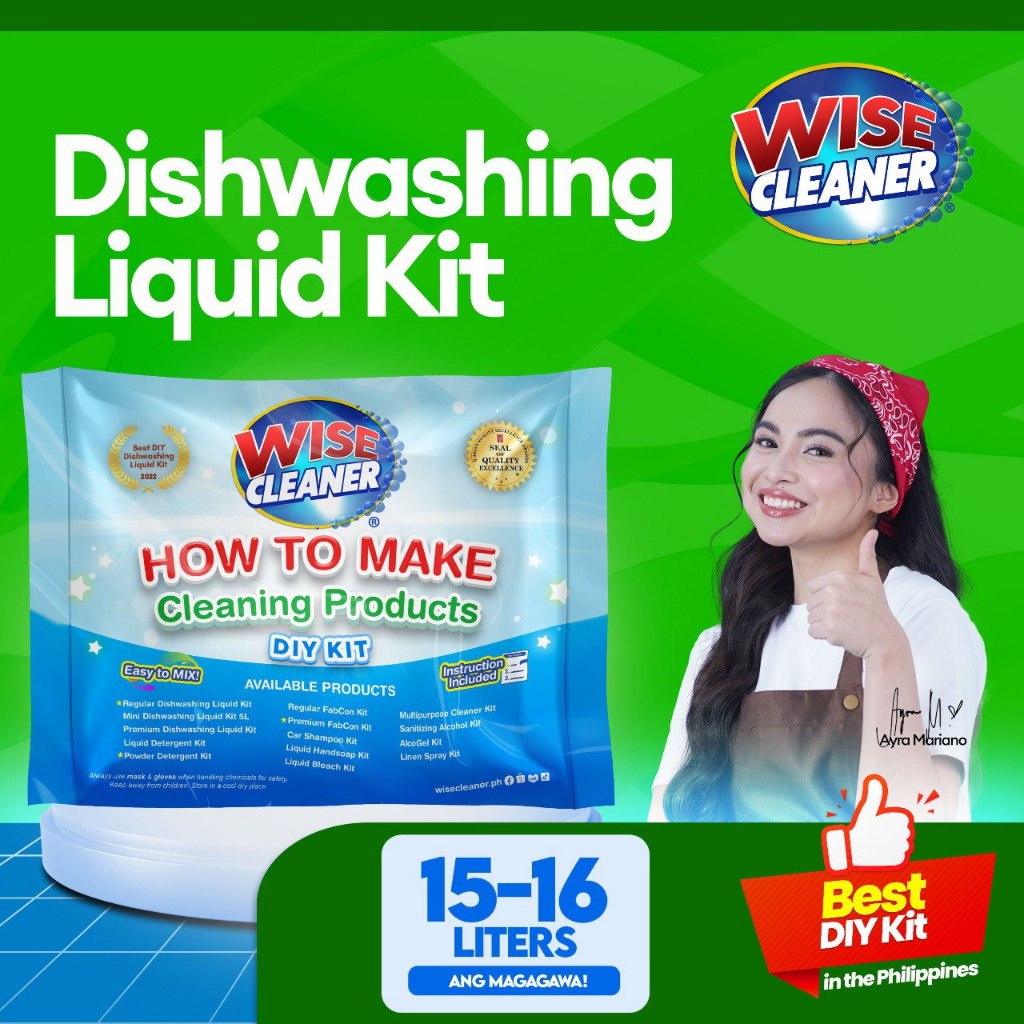 DISHWASHING LIQUID KIT- WISE CLEANER | Lazada PH