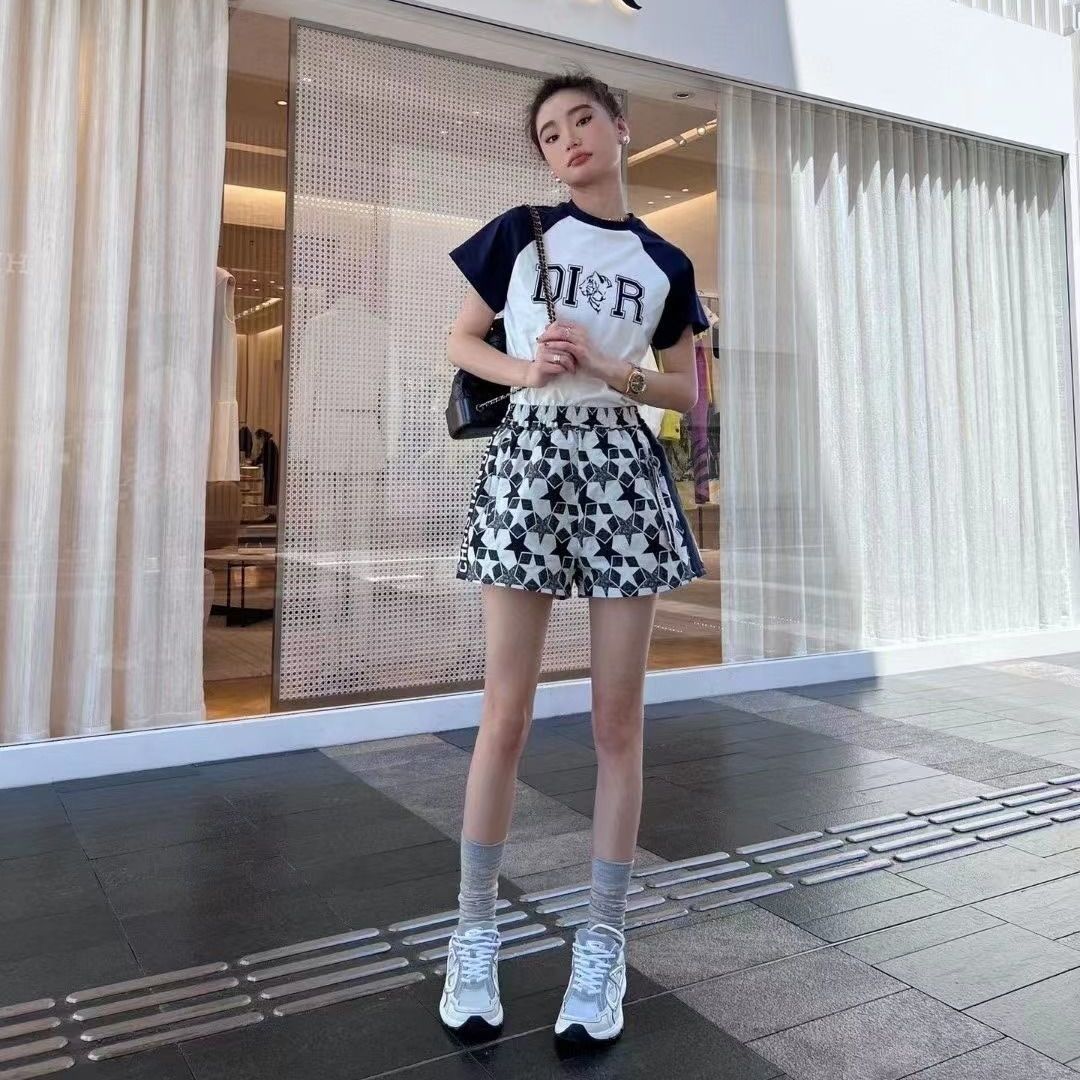 【READY STOCK】DR Preppy Chest Letter Tiger Short Sleeve T-Shirt ...