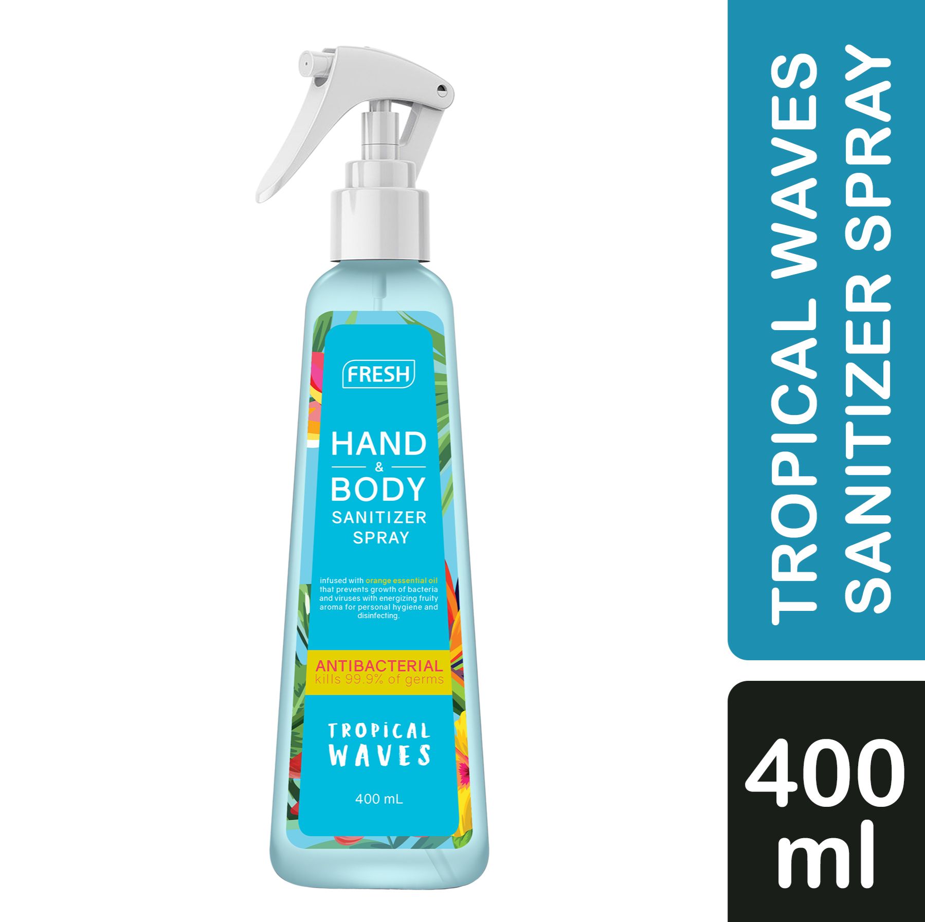 Fresh Hand and Body Sanitizer Spray Tropical Waves 400mL | Lazada PH