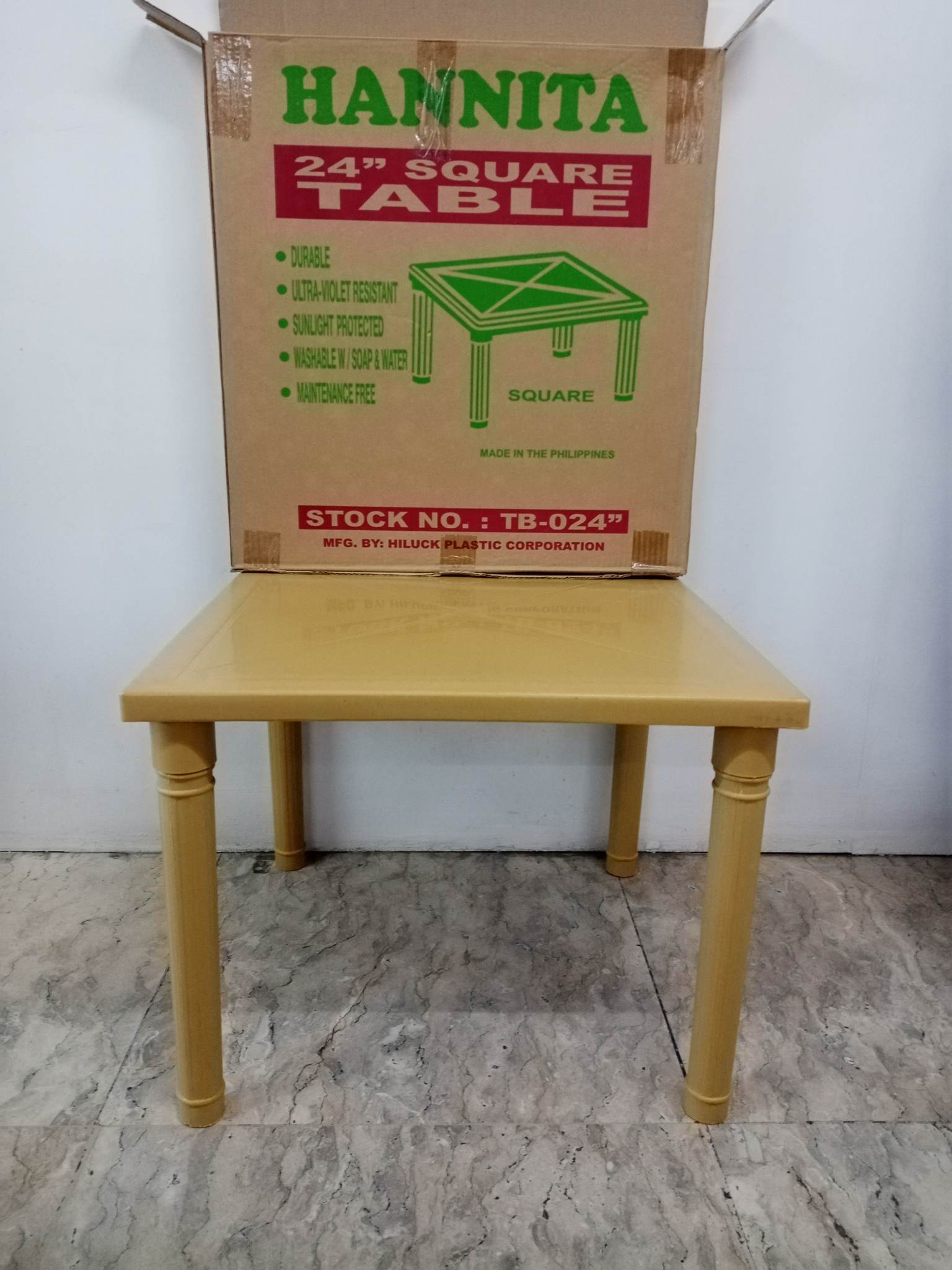 KIDDIE MONOBLOCK TABLE SQUARE "24X24" | Lazada PH