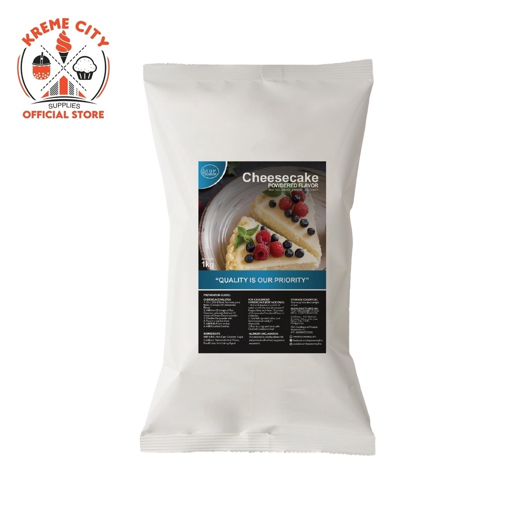 Meet Sweet Top Creamery Cheesecake Powdered Flavor 1kg | Lazada PH