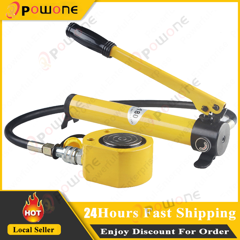 10T 10 TONS Thin Type Hydraulic Cylinder FPY-10 Hydraulic Lifting Jack ...