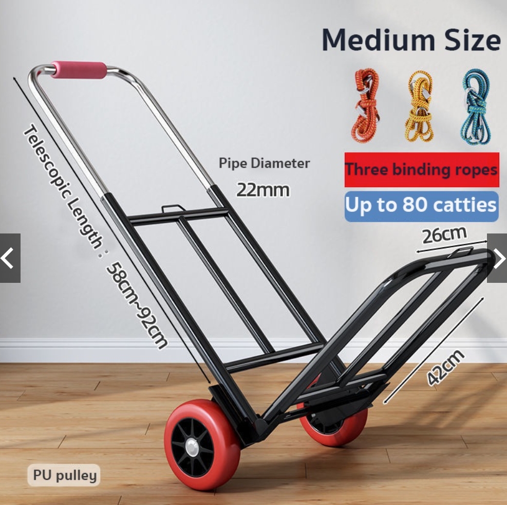 ⚡️ 【Local Ready stock】 Heavy Duty Shopping Trolley & Foldable Aluminium ...