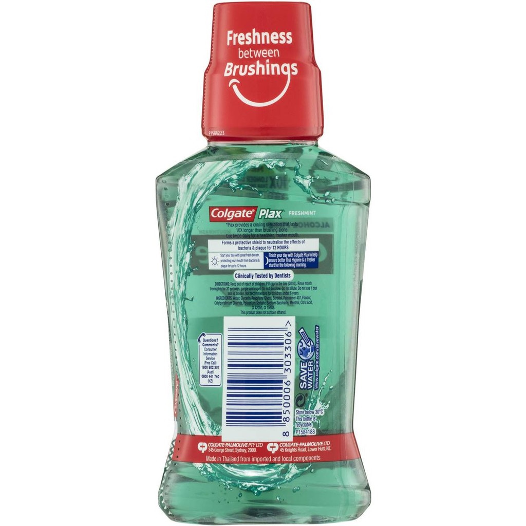COLGATE Plax Freshmint Splash Mouthwash 60ml | Lazada PH