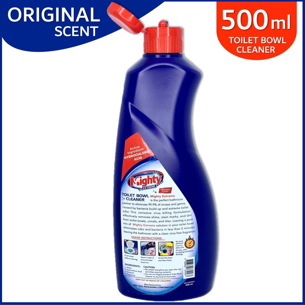 Mighty Extreme Toilet Bowl Cleaner Original - (TBC Blue 500ML) Nursing ...