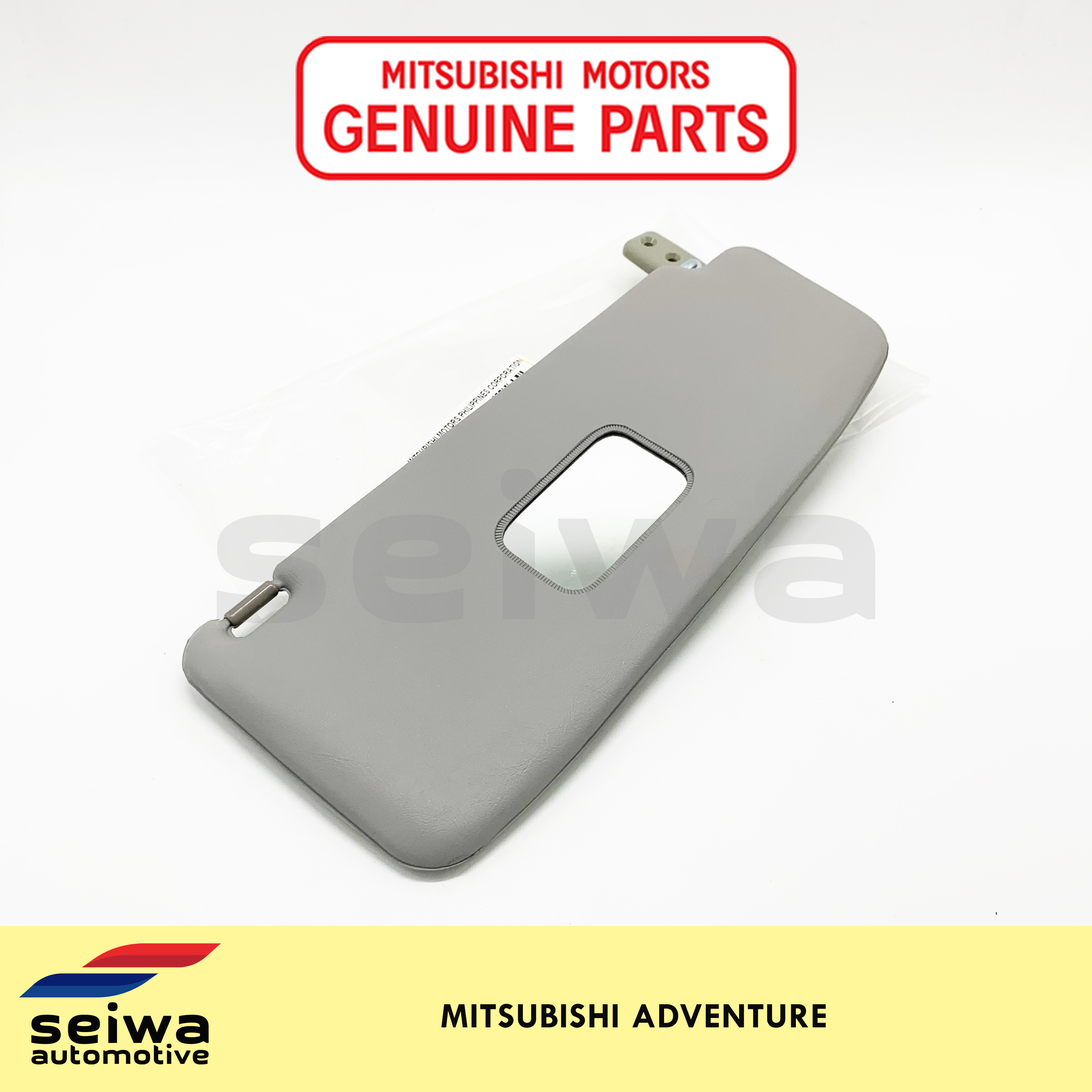 [Passenger Side Gray] Mitsubishi Adventure Sun Visor RH (With Mirror ...