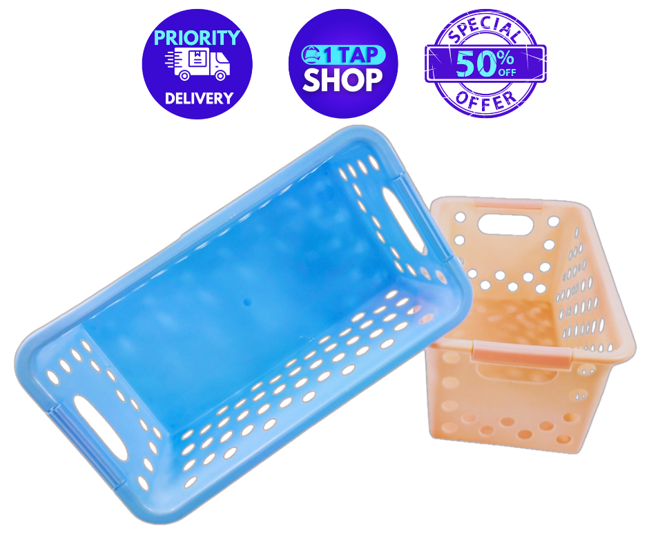 Multipurpose Plastic Basket Storage Boxes Organizer Box Baskets | Lazada PH