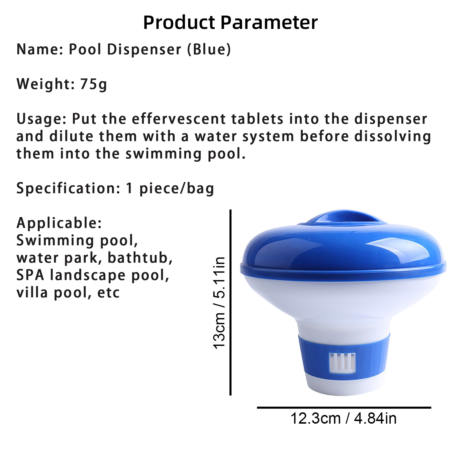 Swimming Pool Automatic Dispenser Swimming Pool Effervescent Tablets ...