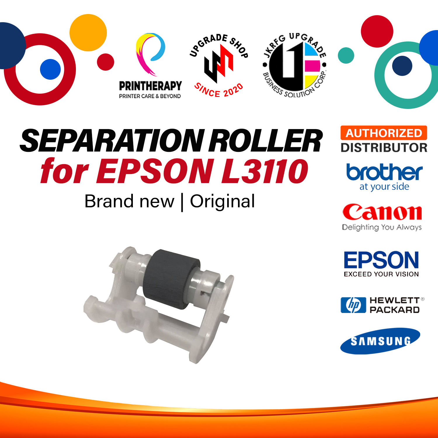 Pickup roller or Separation Roller or Combo set for EPSON L3116 L3119 ...