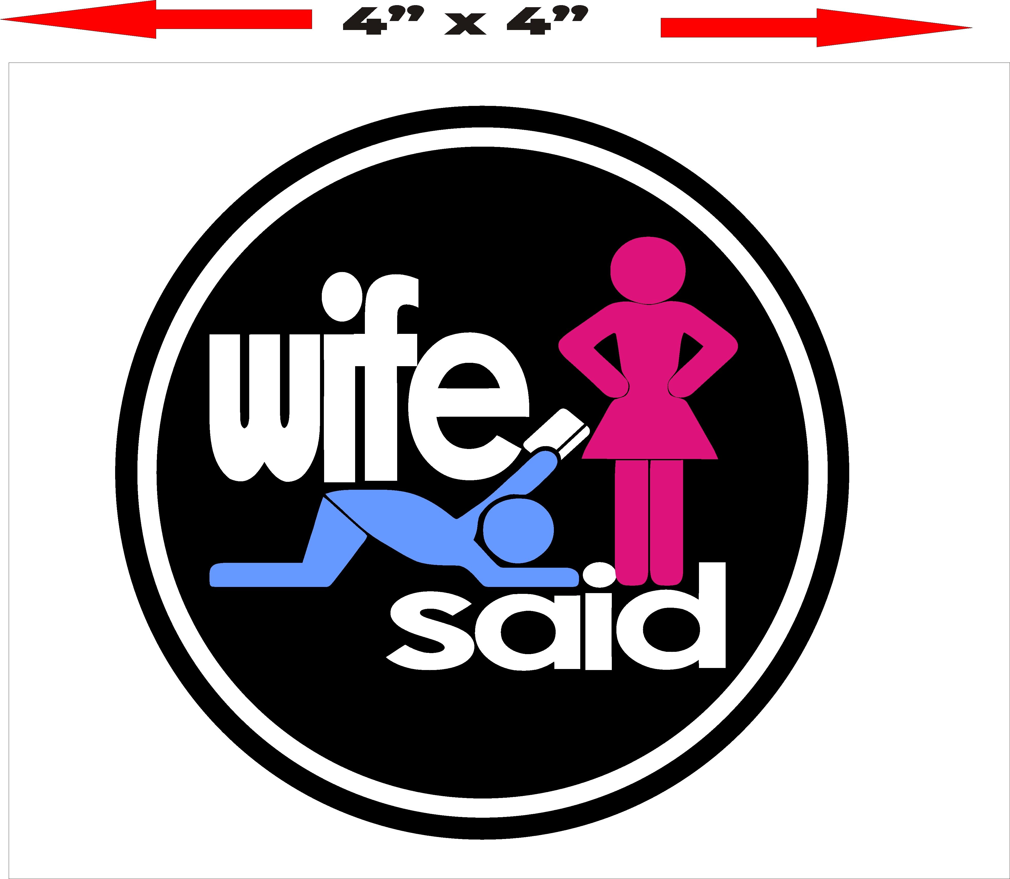 wifesaid sticker machine cut out vinyl sticker | Lazada PH