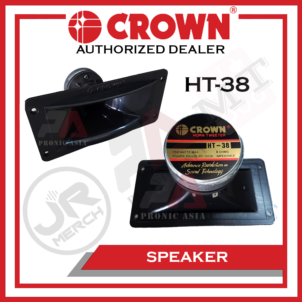 Crown HT-38 150 watts Horn Tweeter w/ Free Capacitor | Lazada PH
