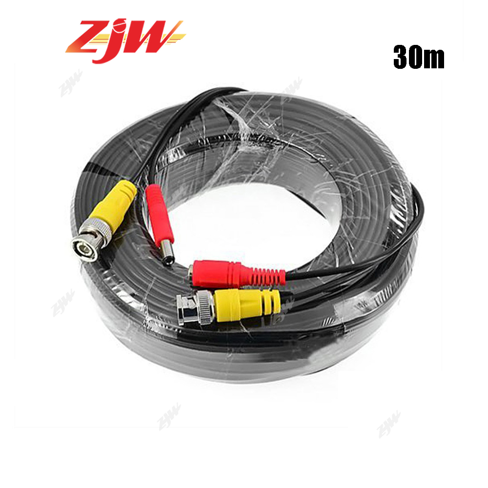 ZJW 5M 10M 15M 20M 30M 40M 50M BNC RG59 Video Power Siamese Cable ...