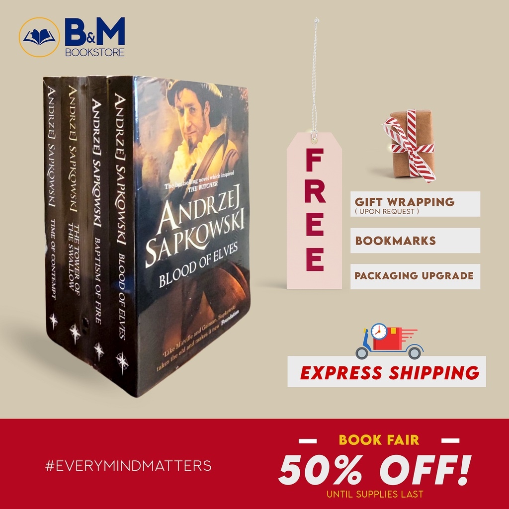 The Witcher Boxed Set: 4 Books Set and Complete set | Lazada PH