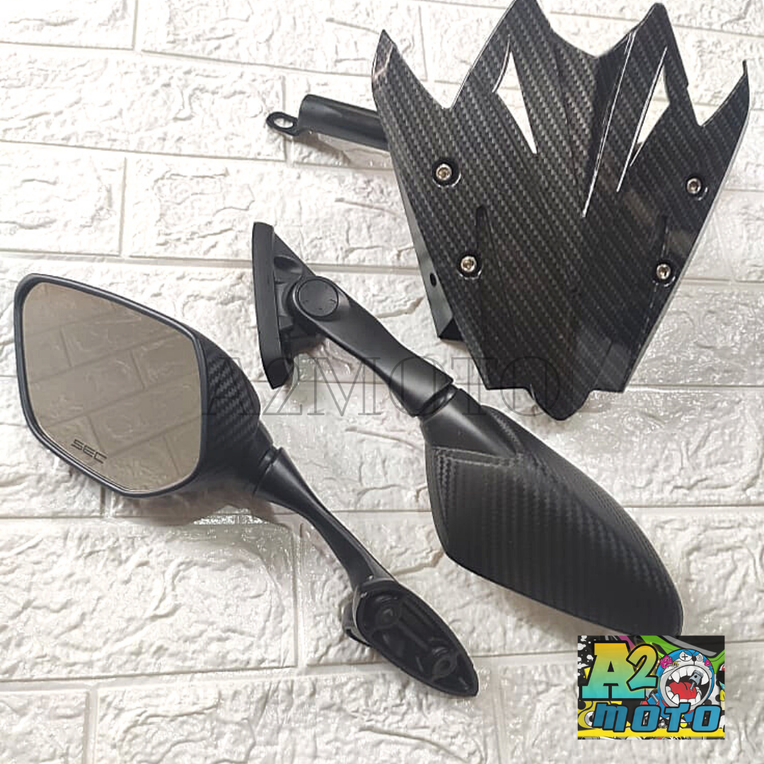 Yamaha Sniper 150 155 Side Mirror Bracket with Visor R25 SET | Lazada PH