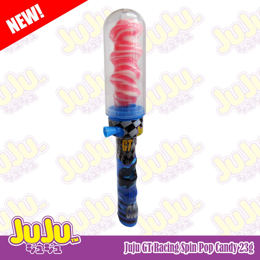 Juju GT Racing Spin Pop Candy - Strawberry Flavored Lollipop | Lazada PH