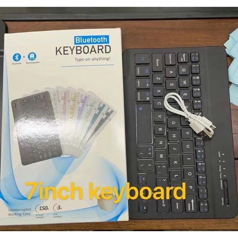 Rechargeable Wireless / Bluetooth keyboard 7inch / 10inch | Lazada PH