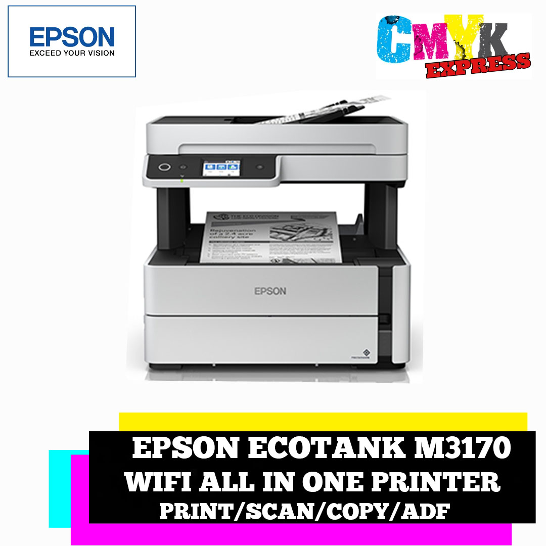 Epson M3170 EcoTank Monochrome Wi-Fi All-in-One Ink Tank Printer ...