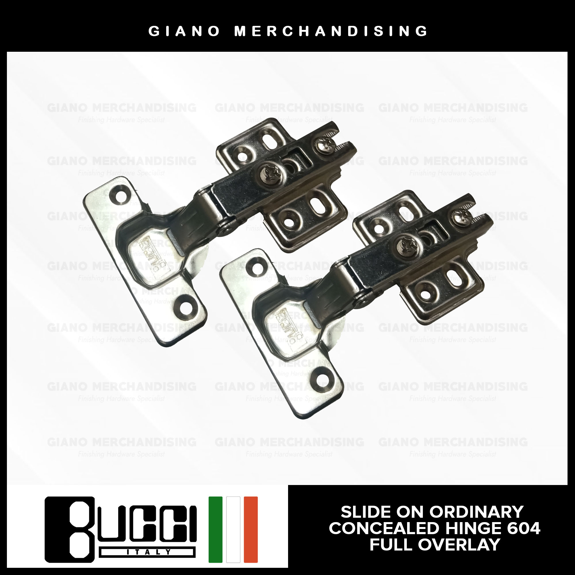 Slide-On Type Ordinary Concealed Hinges 604 (2pcs/pack) | Lazada PH