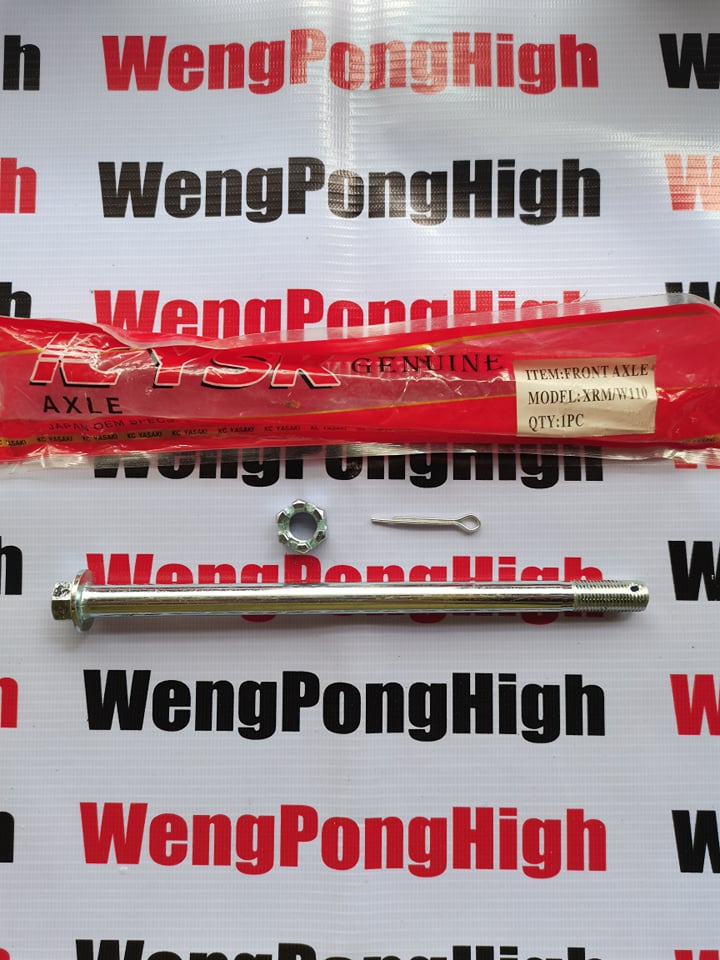 FRONT AXLE STOCK XRM110 YSK BRAND | Lazada PH