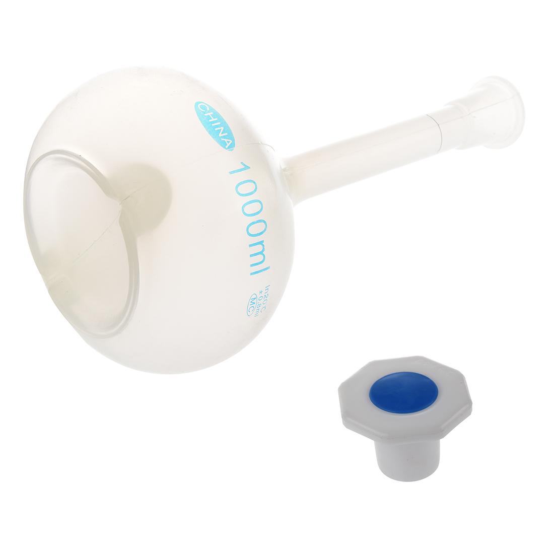 1000ml Long Neck Clear White Plastic Volumetric Measuring Flask ...