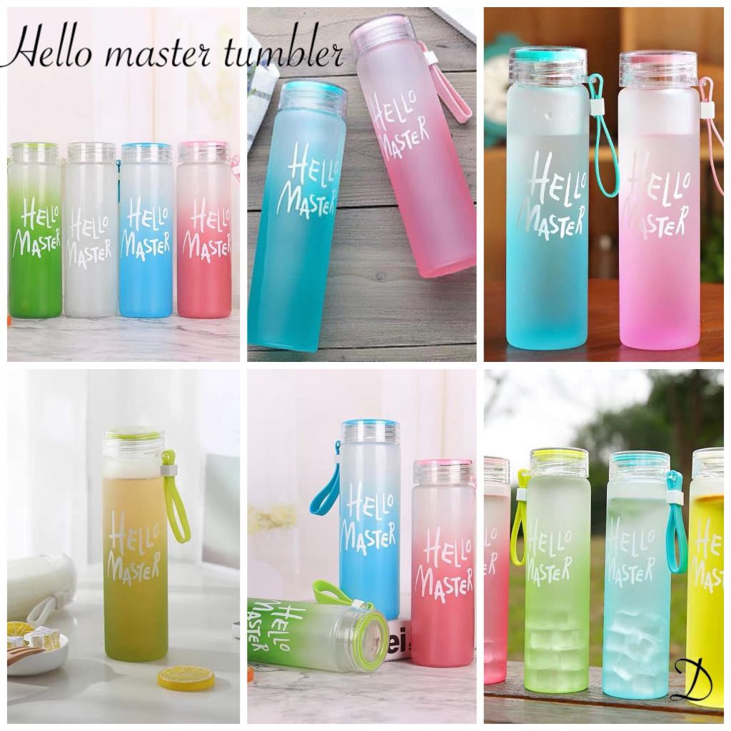 Hello Master Frosted Glass Tumbler | Lazada PH