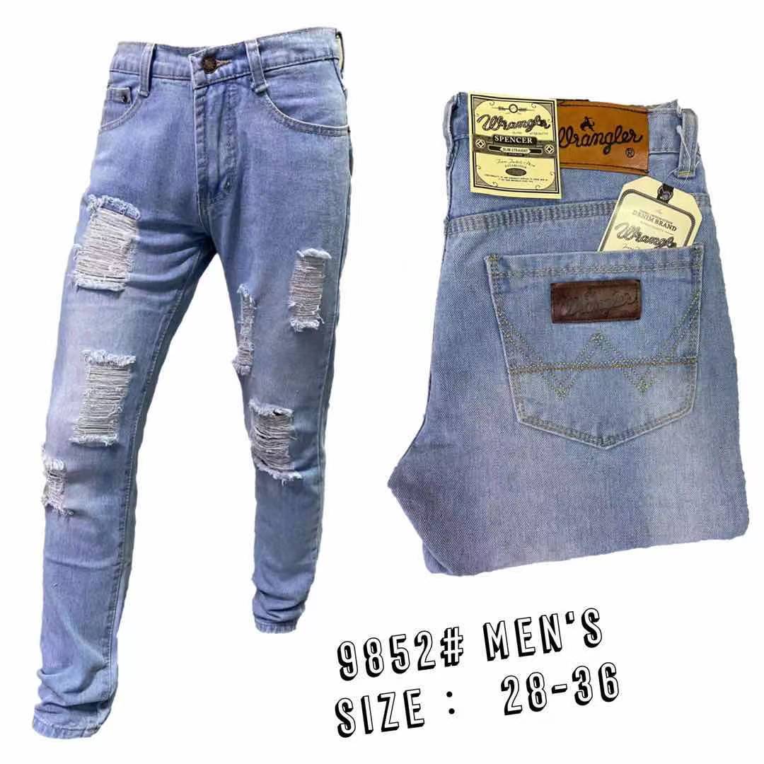 Tattered Jeans for man Lalaki Pantalon High Quality Tattered Pants ...