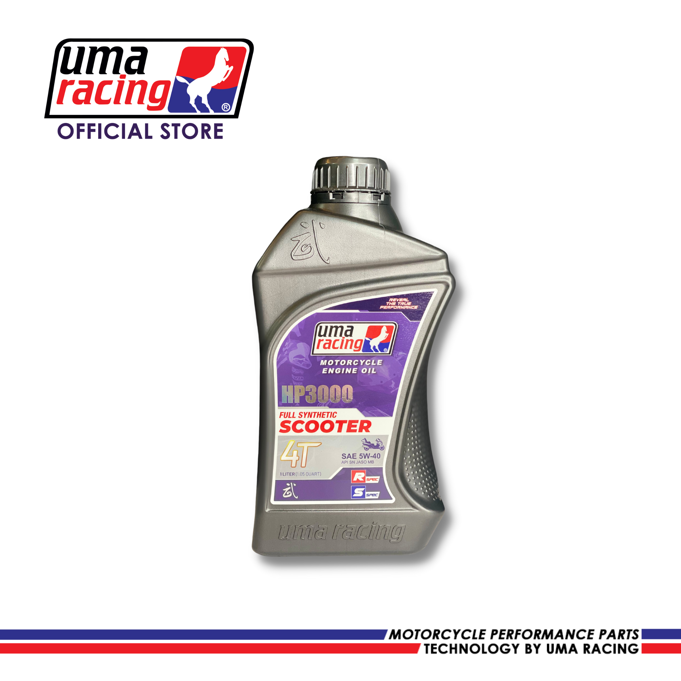 UMA Racing Scooter Engine Oil 4T (Universal) Fully Synthetic 5W-40 and ...