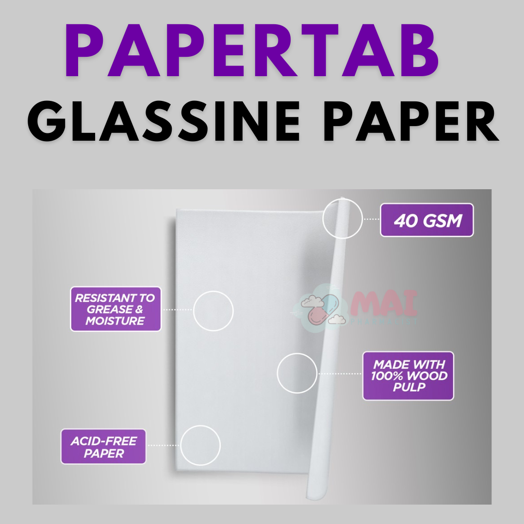 Papertabs Glassine Paper for Drugstore | Lazada PH