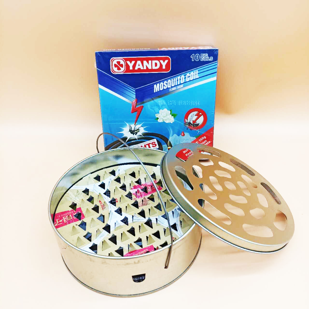 Fireproof With Lid Mosquito Coil Holder Mosquito Coils Plate with free ...