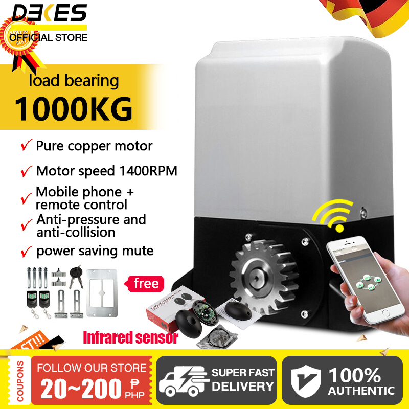 【Infrared sensor】Heavy Duty Automatic Sliding Gate Opener APP Control ...